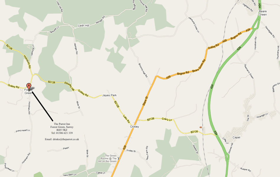 Maps of meeting places and Cafes